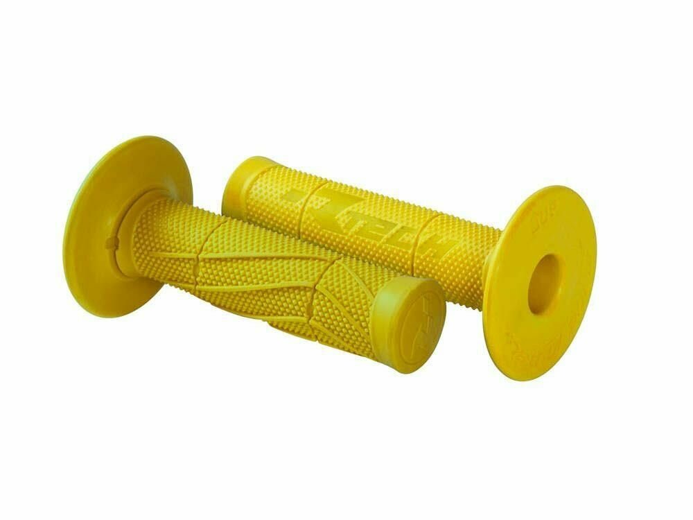 Ручки на руль Wave Soft Grips 115мм желтые для мотоцикла