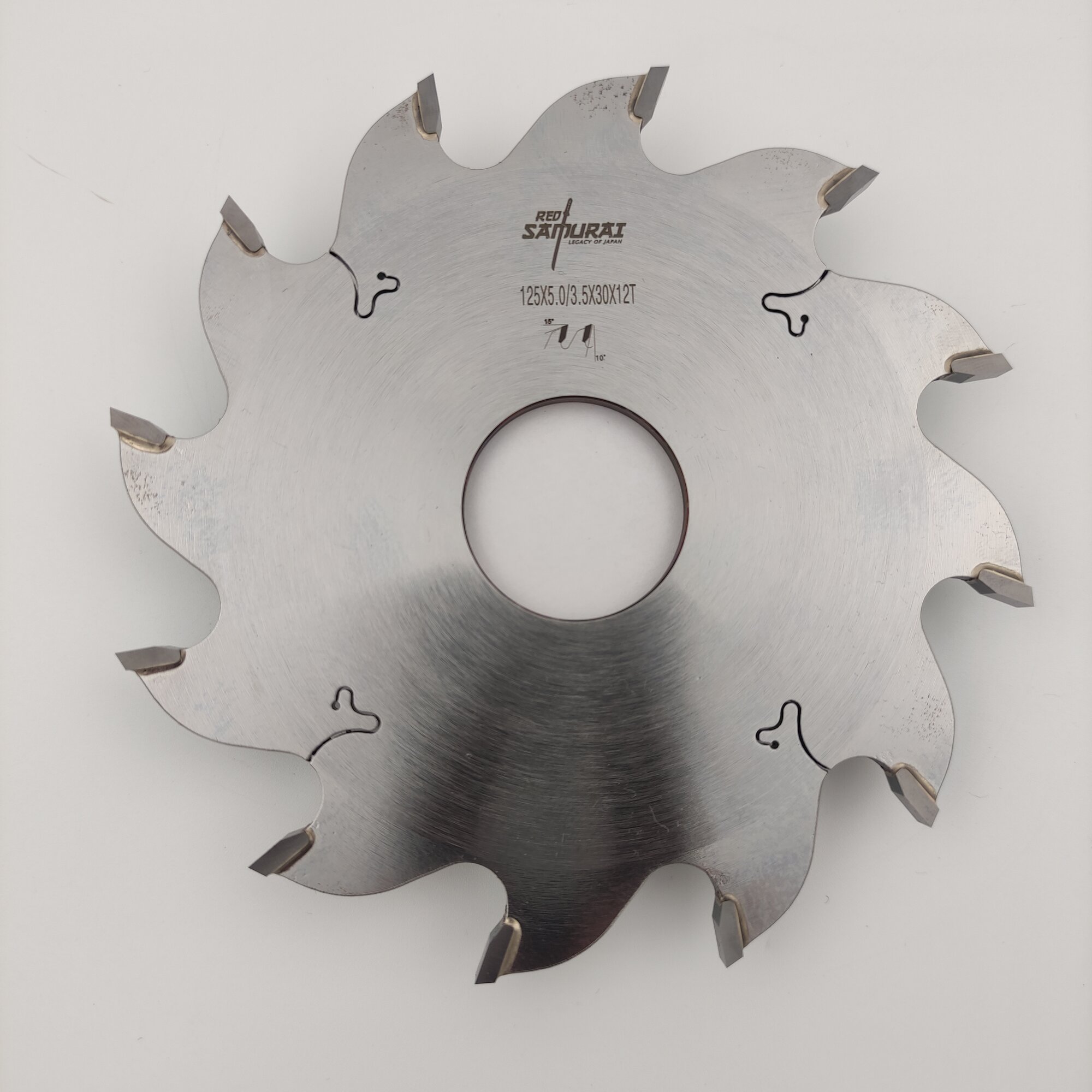 Пильный диск пазовый 125х30х5,0/3,5 мм z = 12 FZ RED SAMURAI