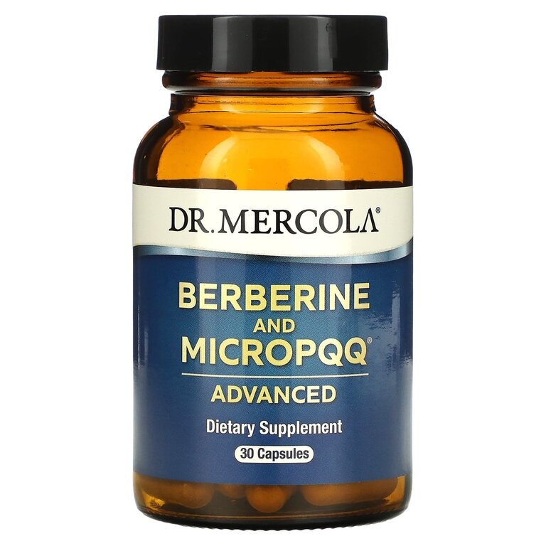 Капсулы Dr. Mercola Berberine and MicroPPQ, 160 г, 30 шт.
