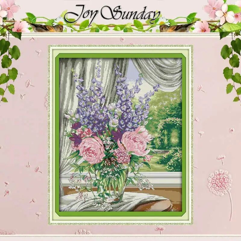 Набор для вышивки крестиком Joy Sunday 14CT blank canvas