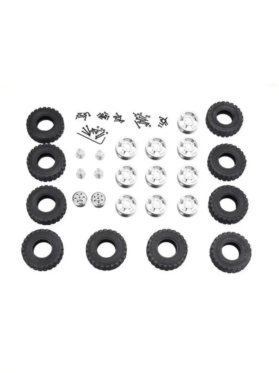 Комплект колес 6WD, металлические диски, KIT