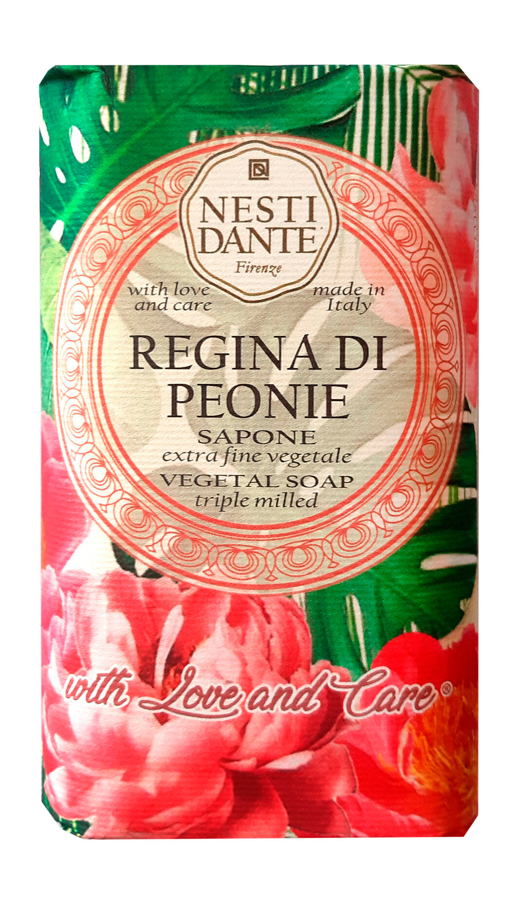 NESTI DANTE Мыло для тела Regina Di Peonie Королевский пион, 250 г