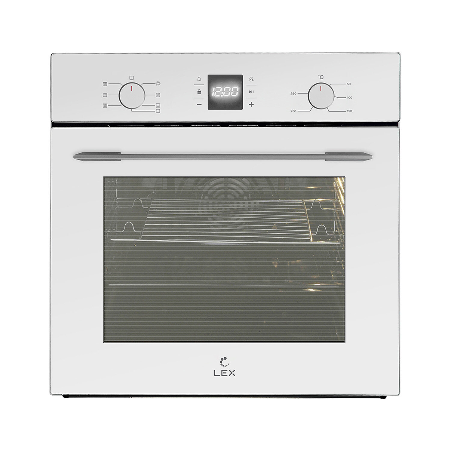 Духовой шкаф LEX EDM 076 WH, встраиваемый, электрический, гидролизная очистка, белый