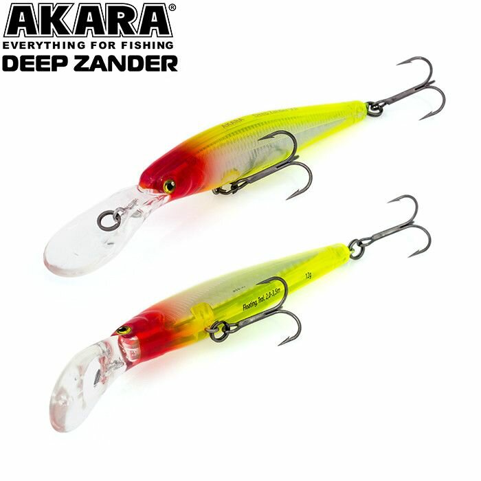 Воблер Akara Deep Zander 90F 12гр. (3/7 oz 3,5 in) A51