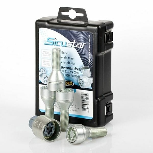 Секретки Farad Sicustar (болт, М14х1.25, Сталь, L 49 ключ 17 мм) (VN728)