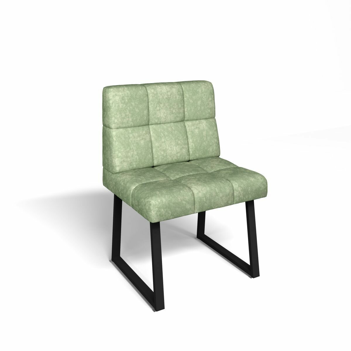 Кухонный диван реал МД 660 (ноги "черный муар") велюр Мохито (Бител)