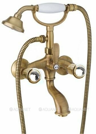 Смеситель для ванны Fiore VENERE SKY SWAROVSKI 13ZZ0600, золото