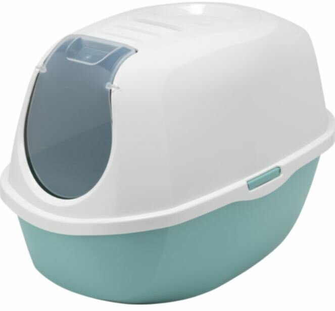Moderna Туалет-домик SmartCat с угольным фильтром, 54х40х41см, светло голубой (RECYCLED Smart cat) 1.2 кг