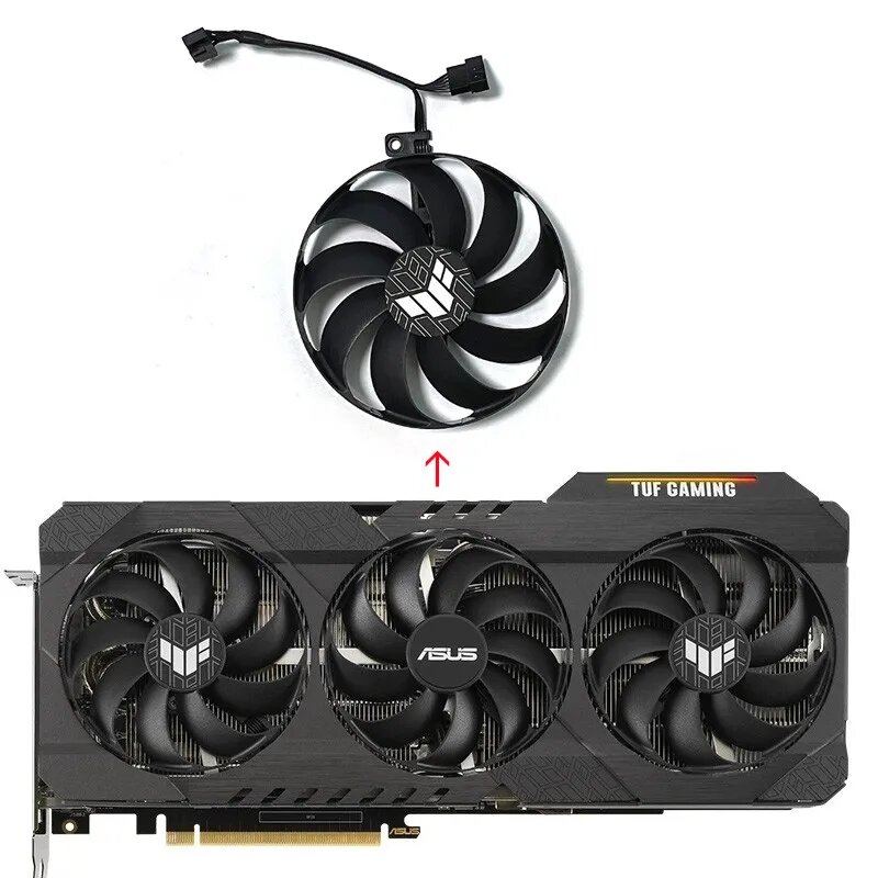 Вентилятор для ASUS TUF RTX 3060/3070/3080/3090, 6 pin
