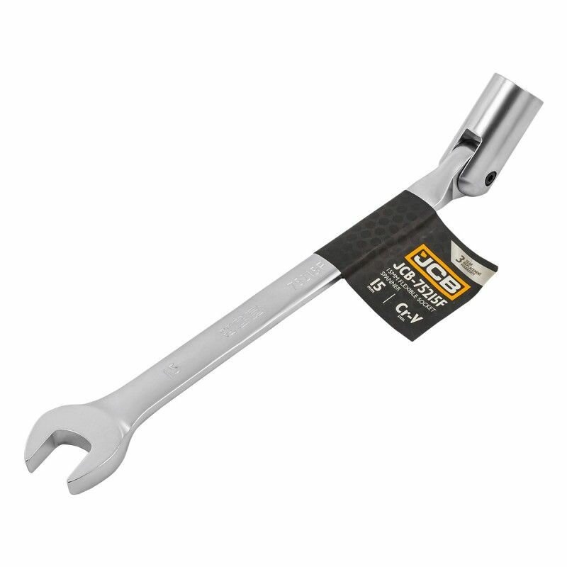 Ключ рожково-торцевой шарнирный 15 мм JCB