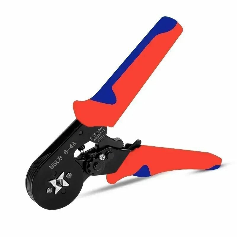 Четырехугольные плоскогубцы HSC8 6-4A, 0,25-10 мм2 /AWG 23-7, Набор плоскогубцев для обжима наконечников, , Инструменты для обжима электрика для подключения проводов