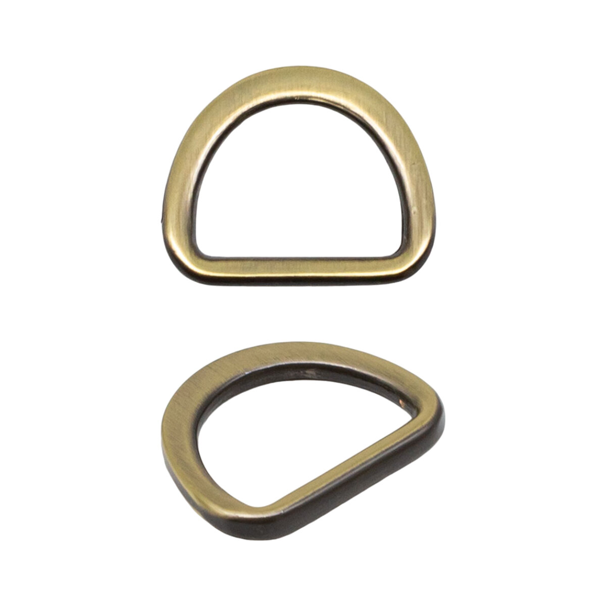 Полукольца для сумок литые плоские, BIG, 6870, 15 мм (20*16 мм), металл (латунь), 20 шт