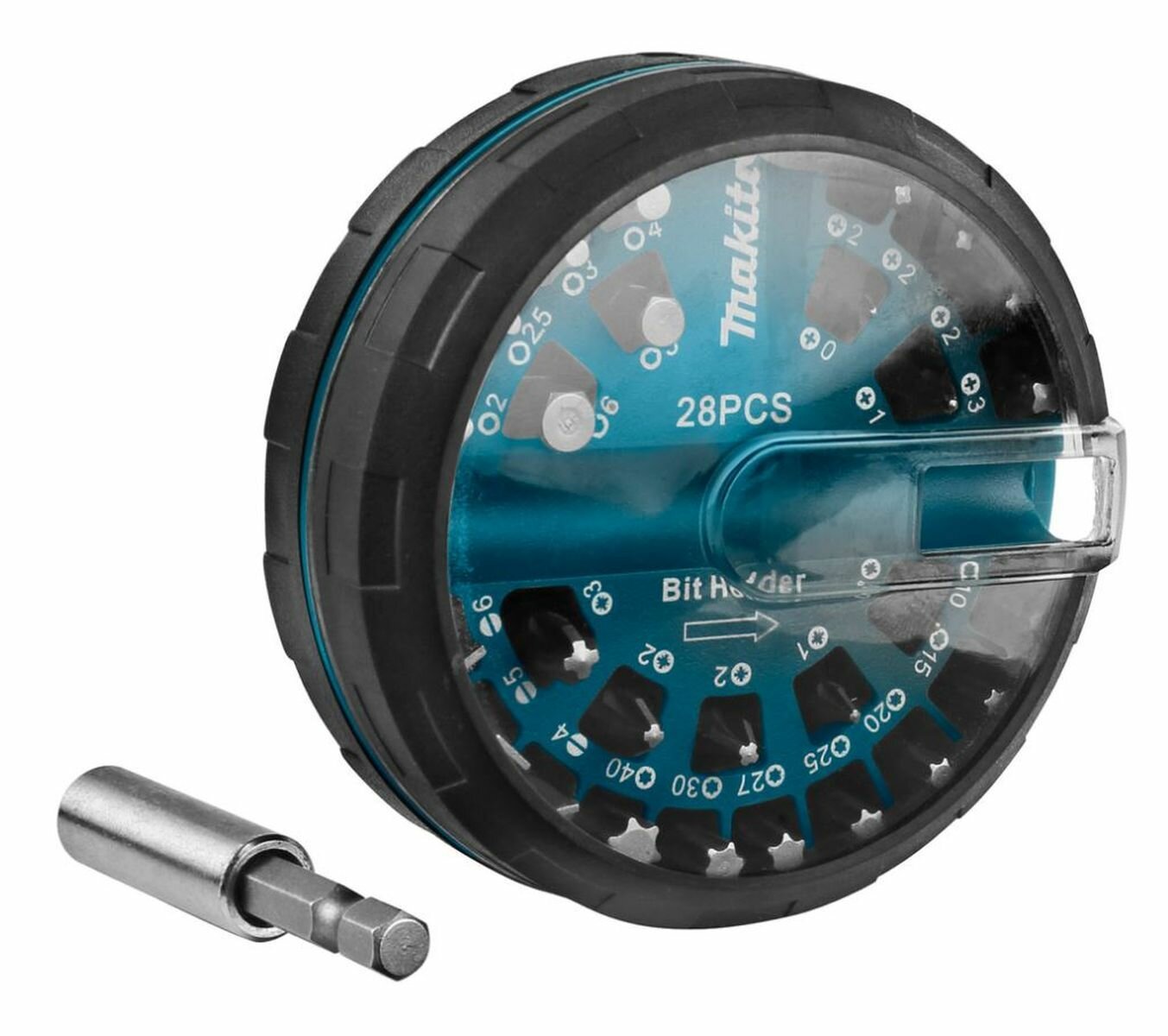 Набор бит Torsion 25 мм, с держателем, 28 шт Makita B-28911 в кейсе