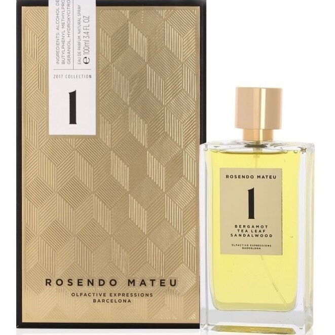 ROSENDO MATEU - OLFACTIVE EXPRESSIONS Nº 1 Bergamot, Tea Leaf, Sandalwood Парфюмерная вода для мужчин и женщин 100 ml