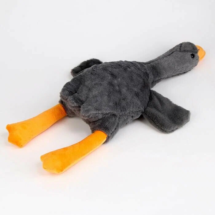 Мягкая игрушка детская-"Гусь", 50 см-серый