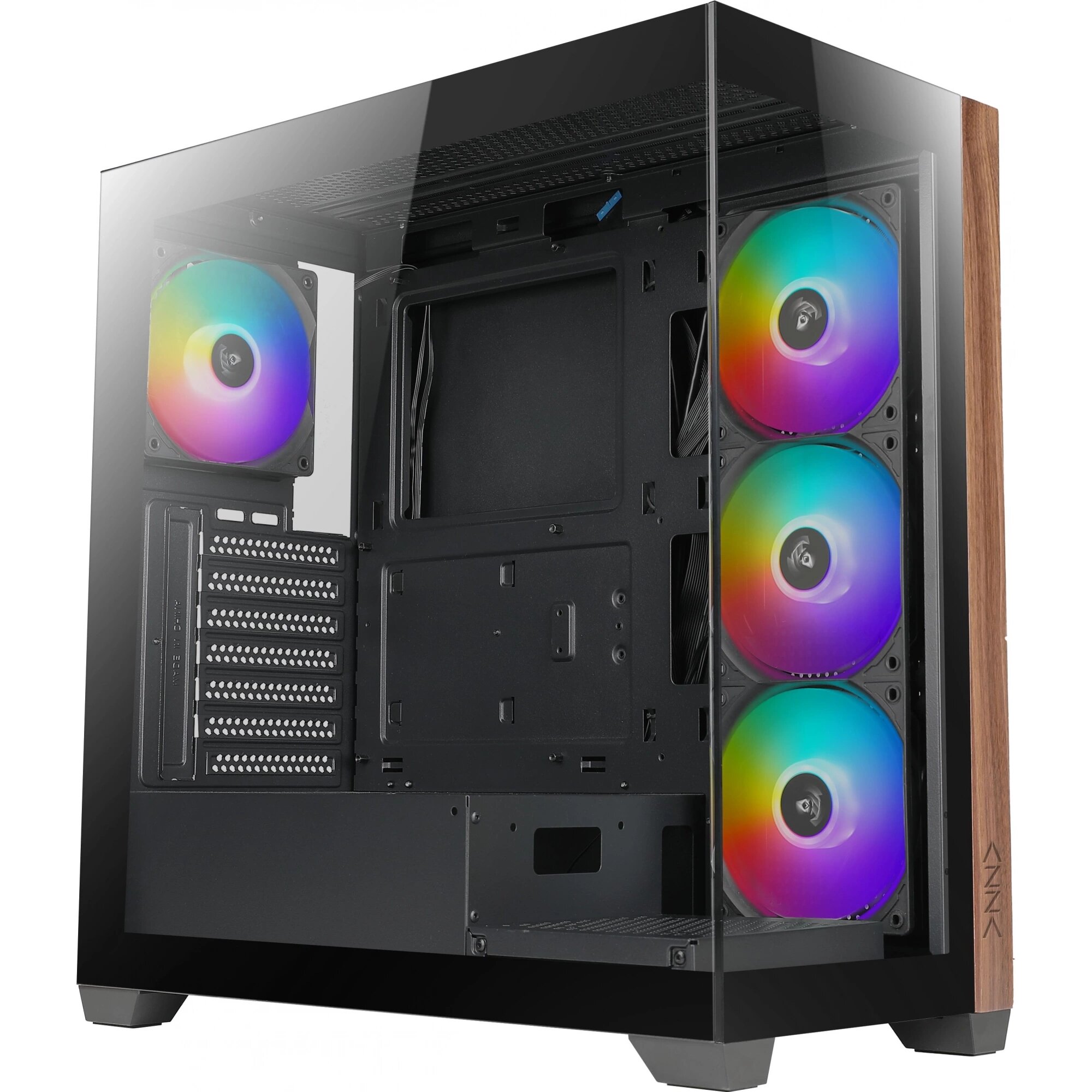 Компьютерный корпус ATX Azza Neptune черный (neptune csaz-491)