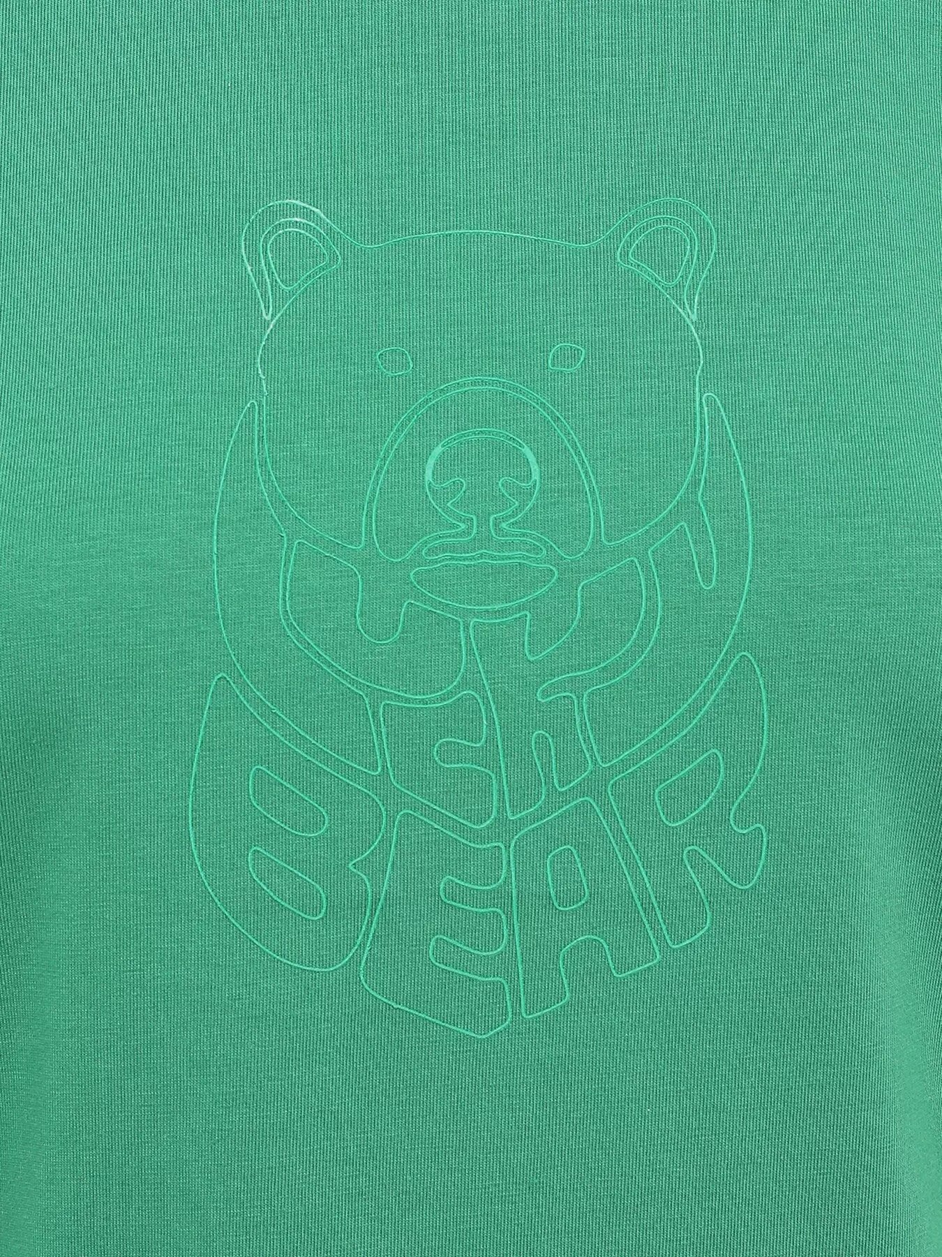 Футболка Lucky Bear, размер XS, зеленый — фото 1