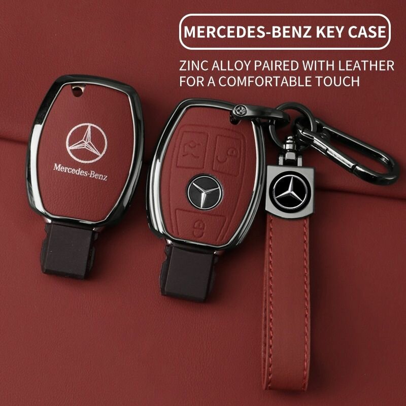 Чехол для ключей из цинкового сплава для Мерседес Mercedes Benz A B C E Class GLS GLK GLC CLS CLA W204 W205 W212 W463 W176, AEYG