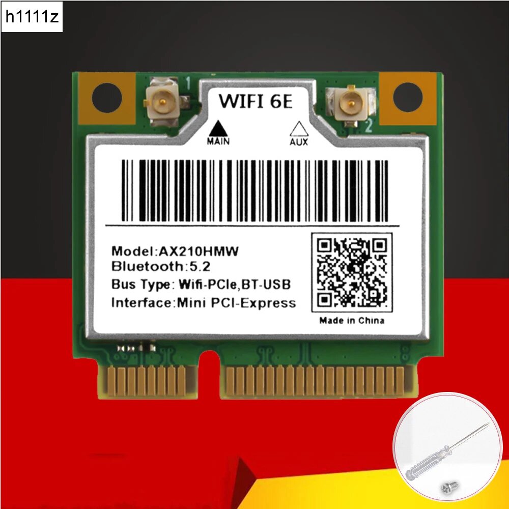 Wi-Fi 6E AX210HMW адаптер