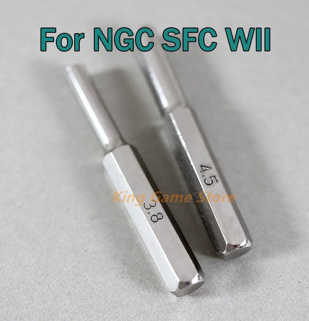 2 шт./лот высококачественный 3,8 мм 4,5 мм защитный винт для Nintendo NGC SNES N64 NES Gameboy SFC WII