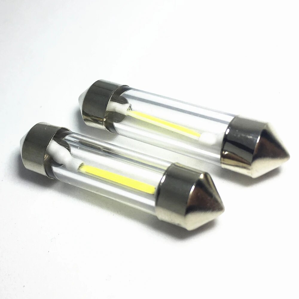2 шт. LED авто фонари Festoon 31mm, белые