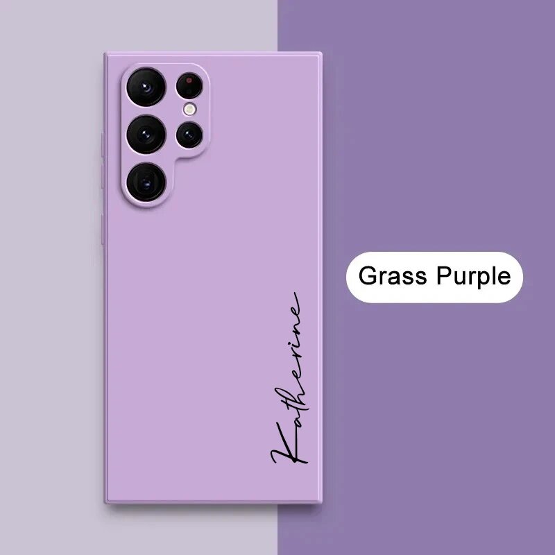 Чехол Samsung Galaxy S24 Ultra Plus Grass Purple