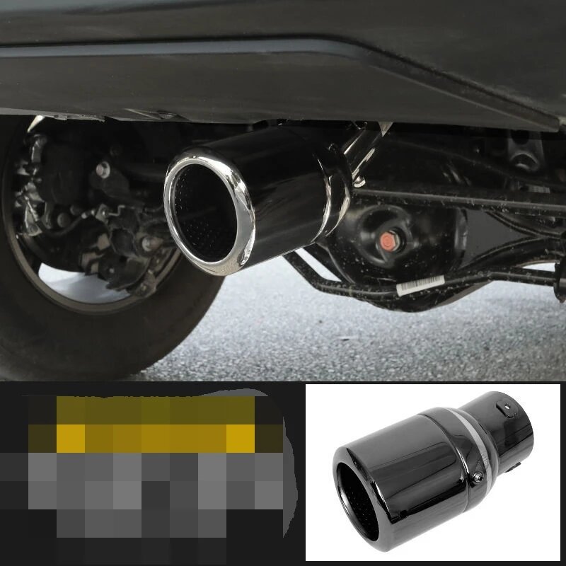 Для GWM Great Wall Tank 300 Tank300 2021 - 2023 Автомобильная задняя труба, газовая отделка, автозапчасти из нержавеющей стали black