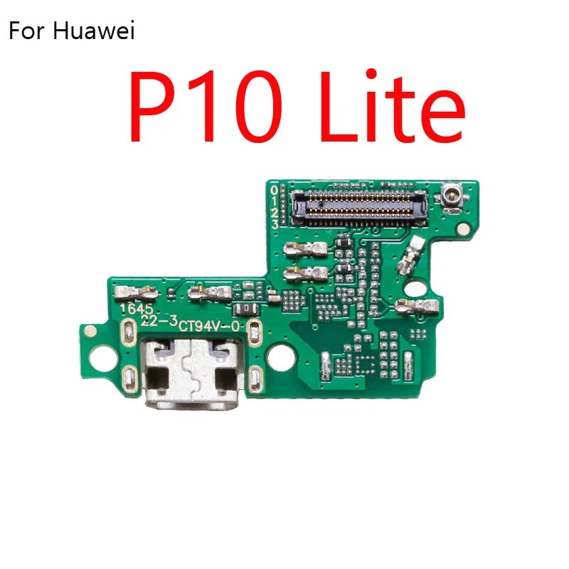 USB зарядка для HuaWei P40 Lite P30 P20 Pro P10 P9 Plus зарядное устройство док-порт плата с микрофоном Mic гибкий кабель For Huawei P10 Lite