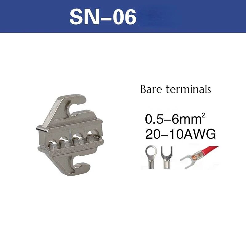 SN-06 обжимные клеммы, 0.5-6 мм², 20-10AWG, GJ176-SN-06