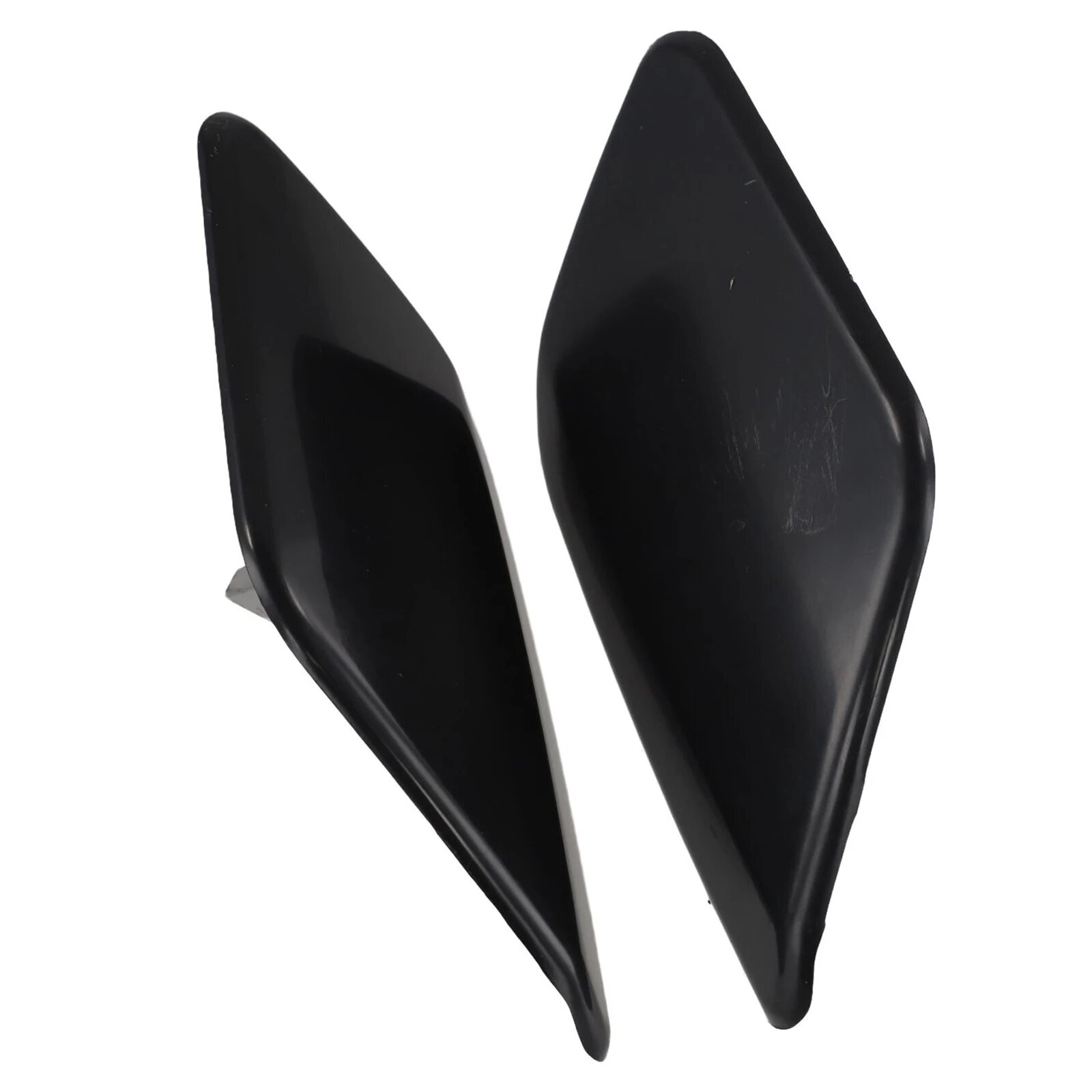 Крышка омывателя, крышка для распыления воды, 1 пара, крышка омывателя передней фары, черная, 100% новый ABS для Volvo S60 2011-2013