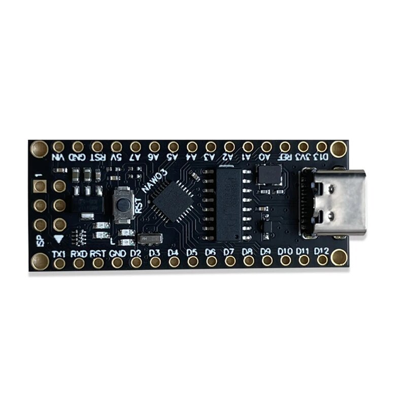 Макетная плата Arduino nano V3.0 ATMEGA328P с розовым интерфейсом Type-C black