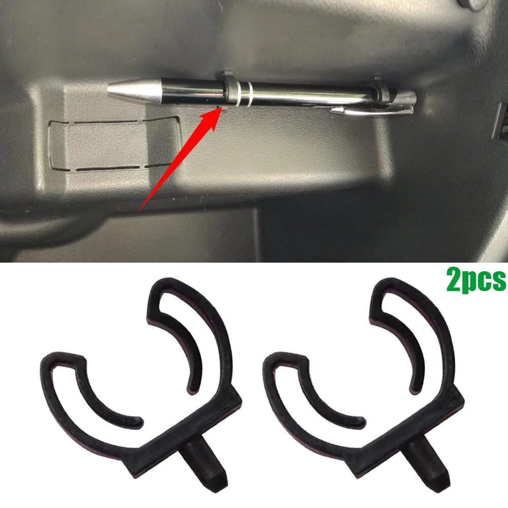 2x для VW Tiguan 5N AD 2007 2008 2009 2010 2011 2012-2024 автомобильный черный бардачок-органайзер с замком для карандашей, зажимы для лотка, заклепки