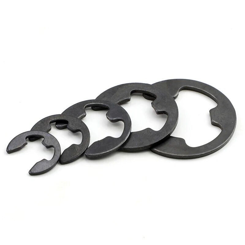 E-зажимы JUIDINTO DIN6799 из нержавеющей стали 1.2-15 мм carbon steel, M1.2 100pcs