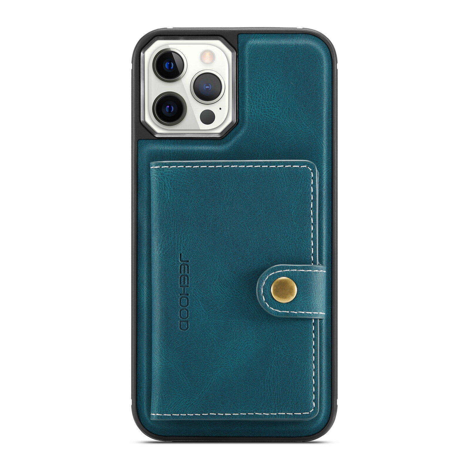 Чехол-книжка Suteni 209, для iPhone 12/12 Pro, магнитный, синий