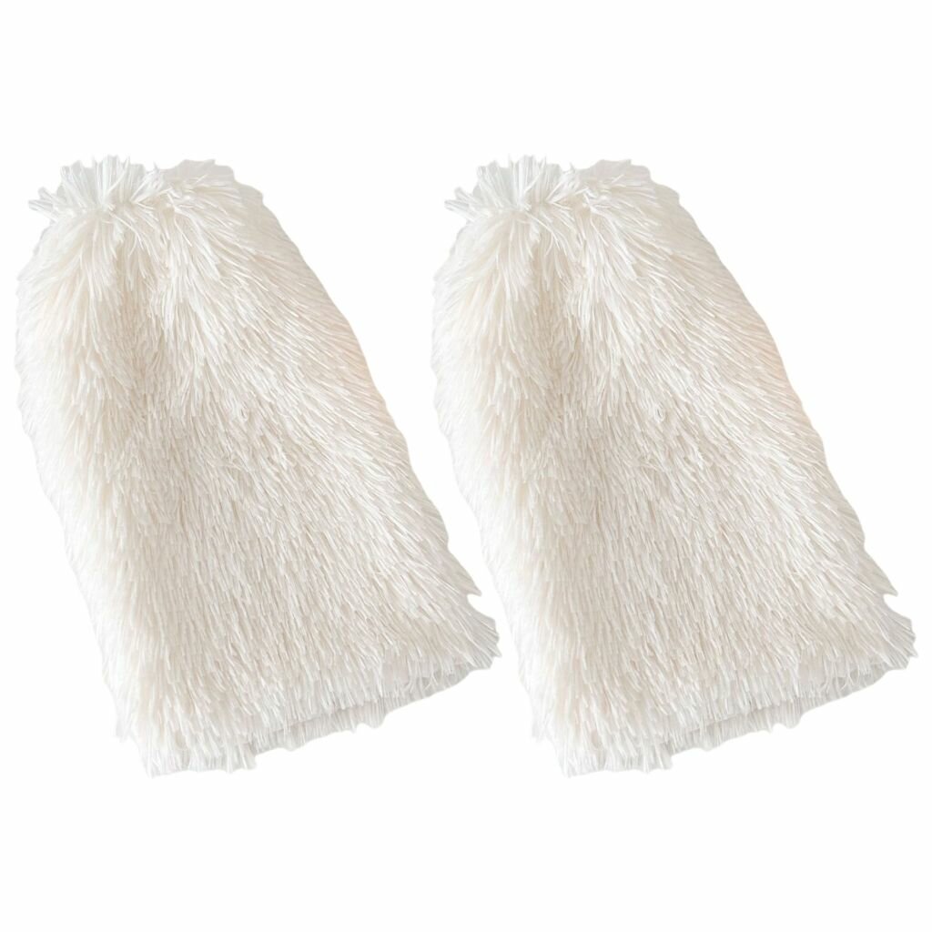 Плюшевый Чехол для ног Y2K-белый