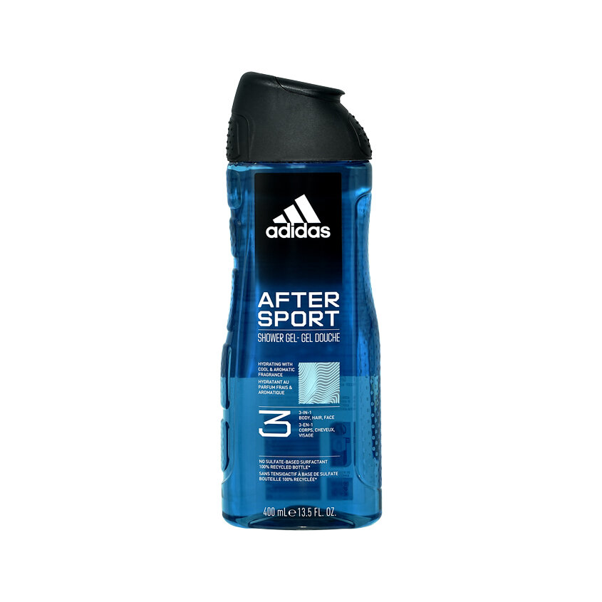 Гель для душа ADIDAS After Sport 3в1 400 мл
