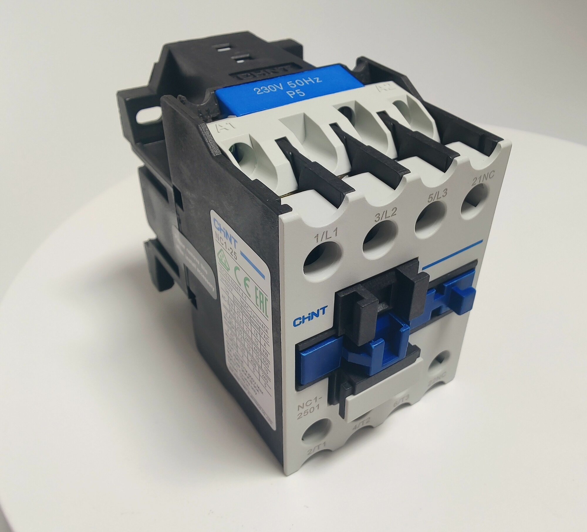 Контактор NC1-2501 25А 230В/АС3 1 НЗ 50Гц (CHINT) 220621 код 12000046236