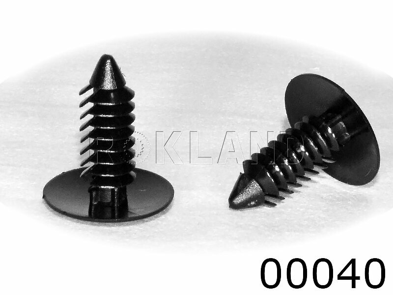 10шт - 00040 черная клипса автомобильная DODGE/FORD/GM/OPEL/PLYMOUTH ROKLAND