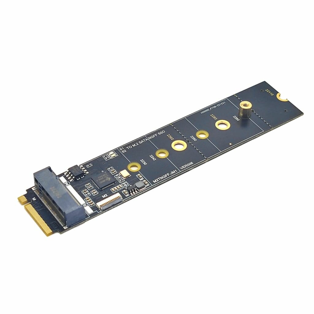 M.2 SATA Riser Card M2 адаптер расширения NVME для Sata3.0 JMB582 6 ГБ/с MyPads