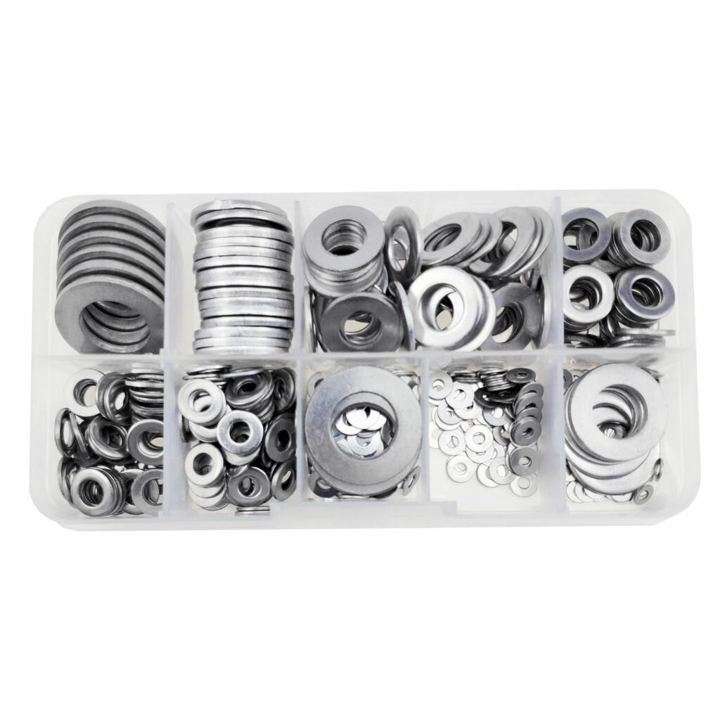 684 шт. Стальные плоские шайбы 2-12 мм