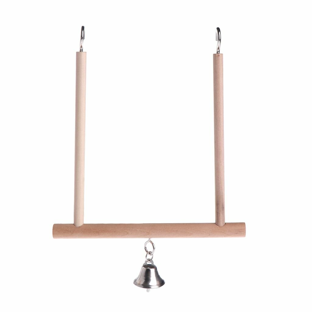 Аксессуары для птичьей клетки бревенчатая подставка качели