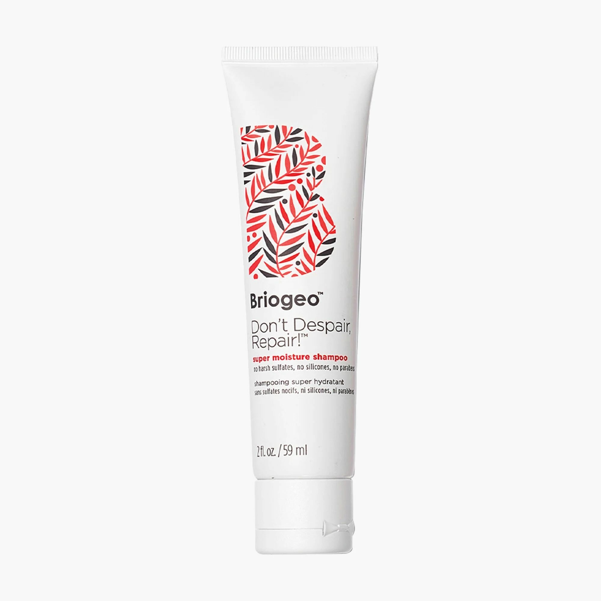 Увлажняющий шампунь для поврежденных волос мини-формат Briogeo Don't Despair, Repair! Super Moisture Shampoo 59ml