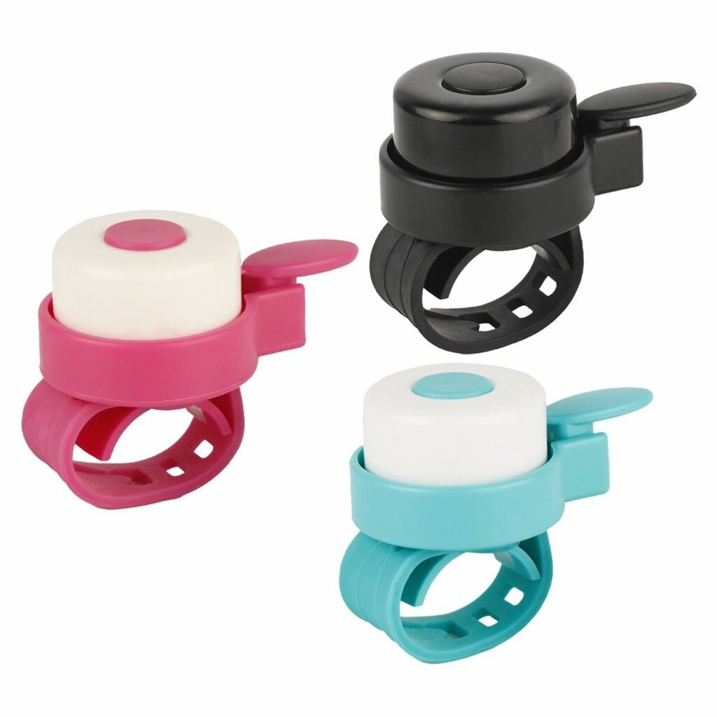 3 шт. Звонки для детских велосипедов, легко устанавливаются на руль, универсальные