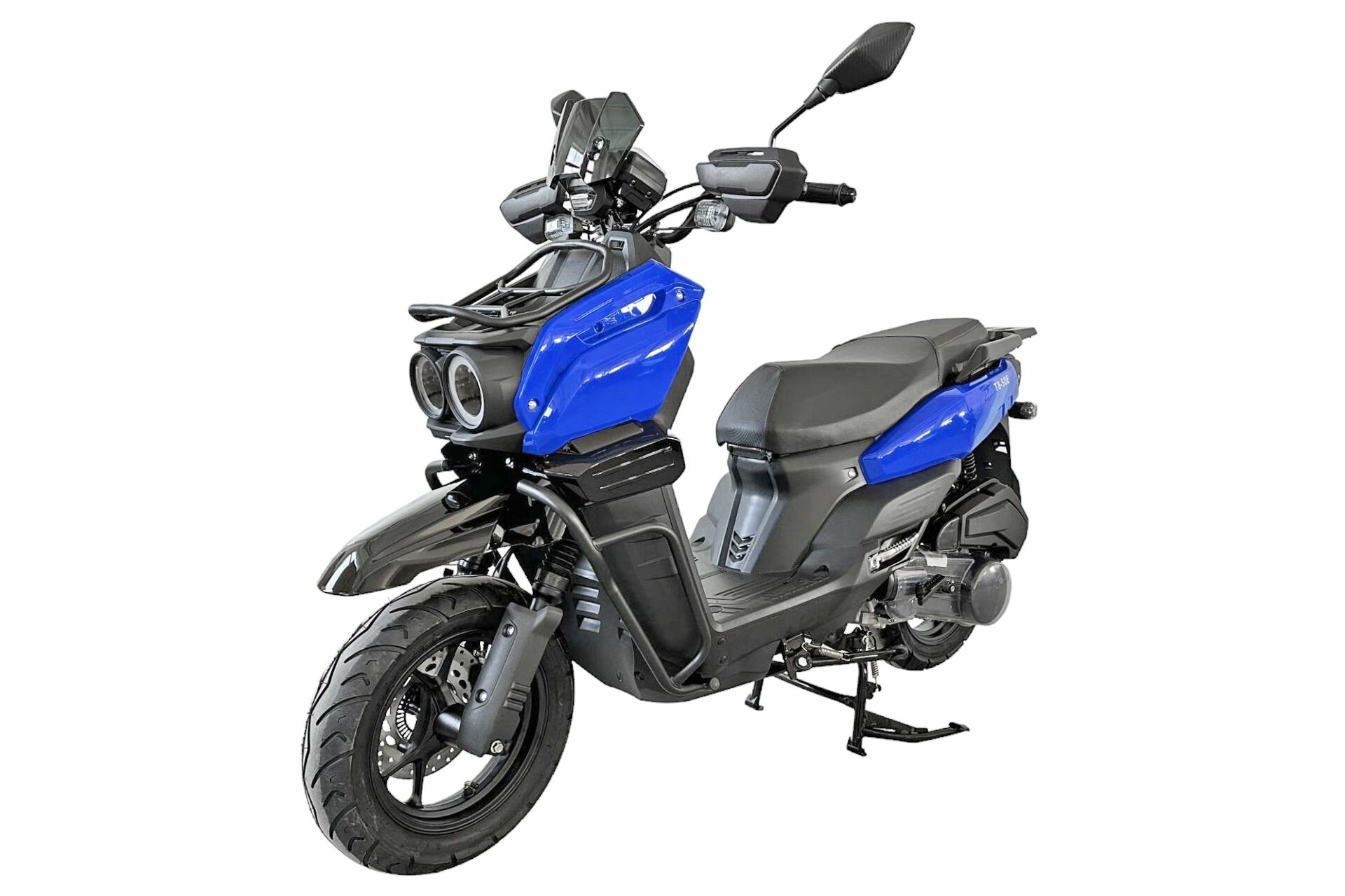 Скутер TANK 49сс (150) 10,8лс синий ( колеса перед12/зад.12, тормоза: диск. перед/бараб зад.)