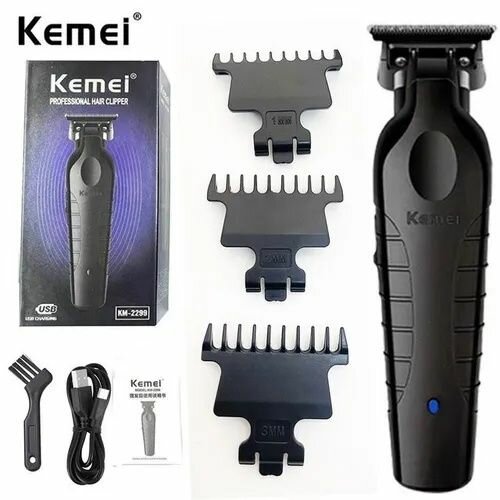 Kemei Машинка для стрижки kemei2299, черный