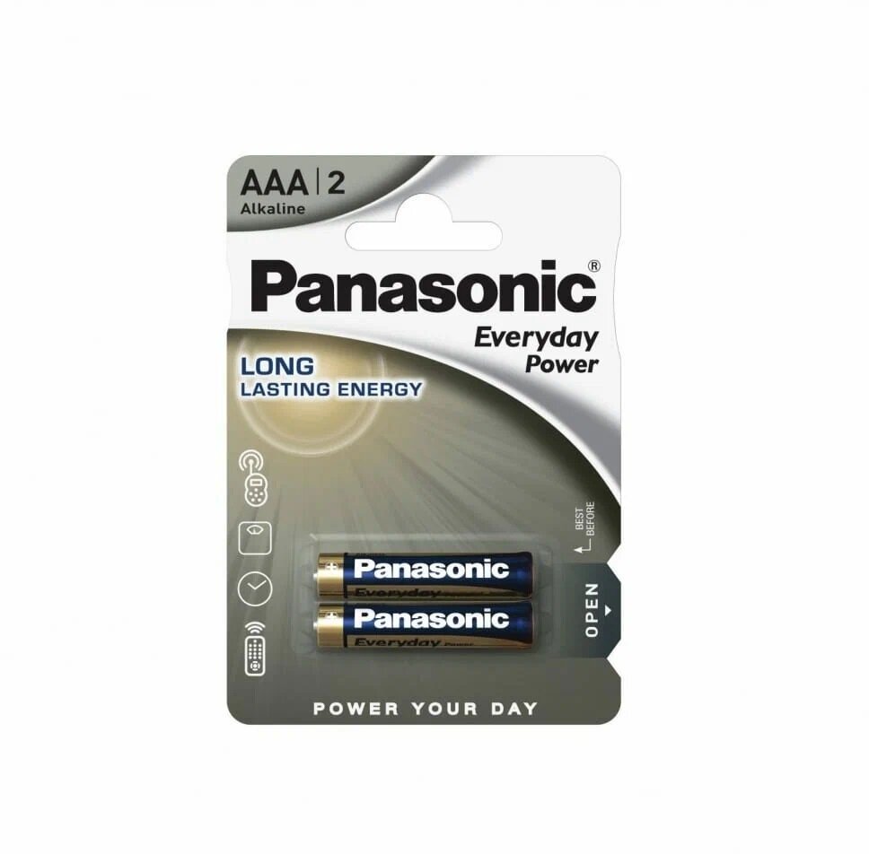 Panasonic Батарейка Every Day Power AAA(мизинчиковые) 2 штуки в упаковке