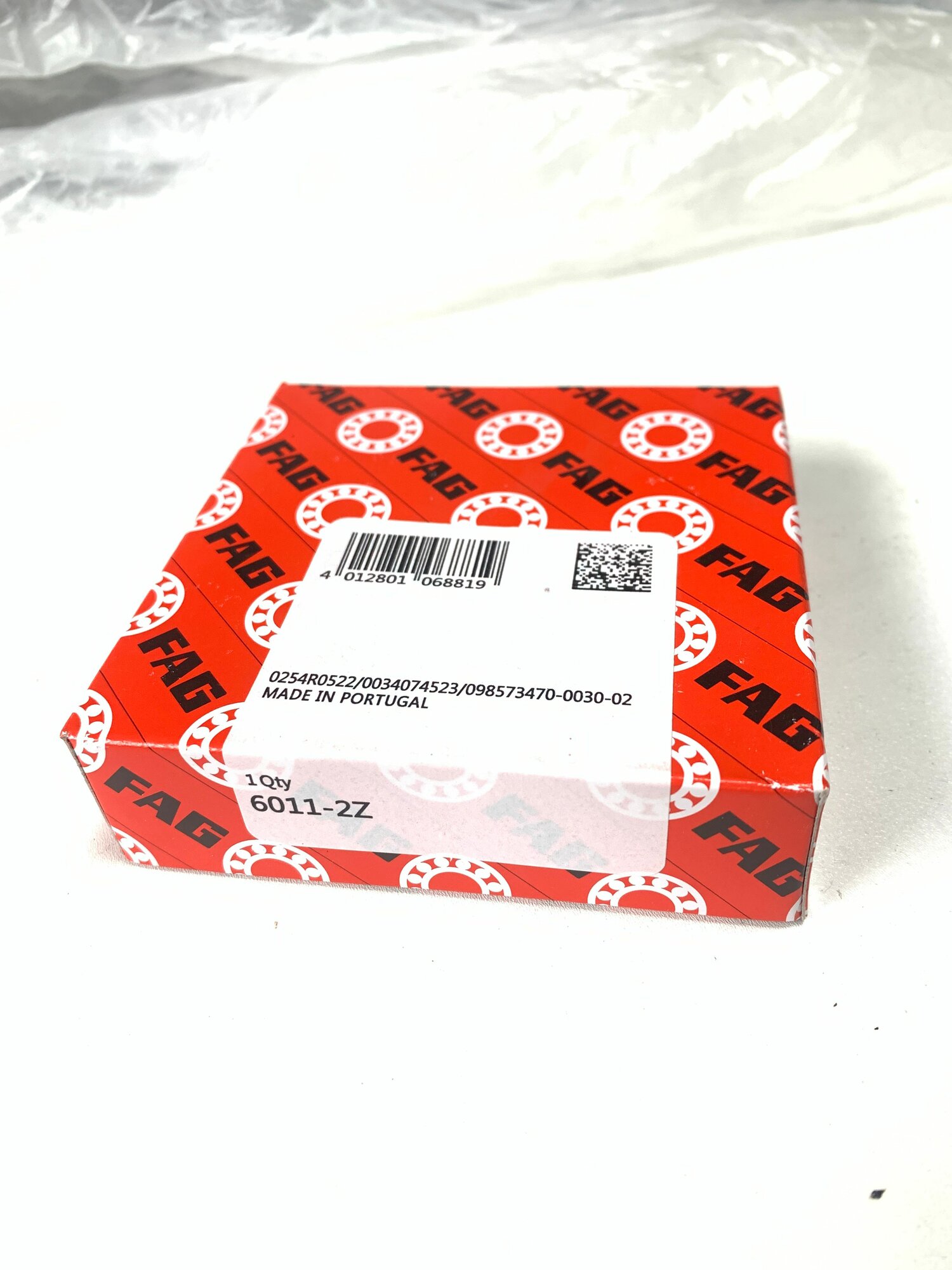 Подшипник FAG 6011 2Z 55*90*18 мм
