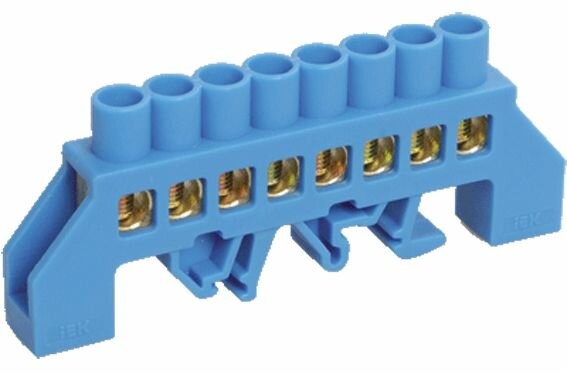 Шина нулевая IEK в комбинированный DIN -изолятор типа Стойка, 8х12 мм