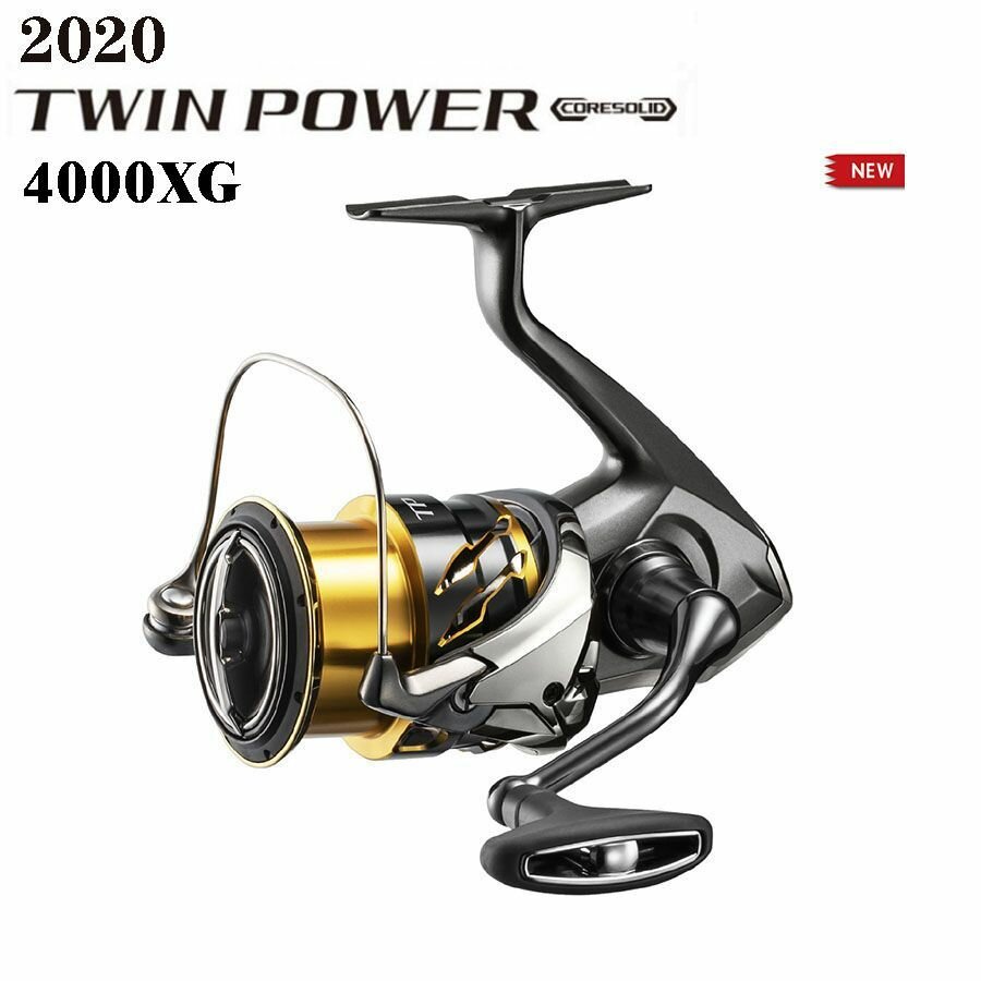 2020 SHIMANO TWINPOWER 4000XG прялка Рыболовная катушка Рыболовные снасти