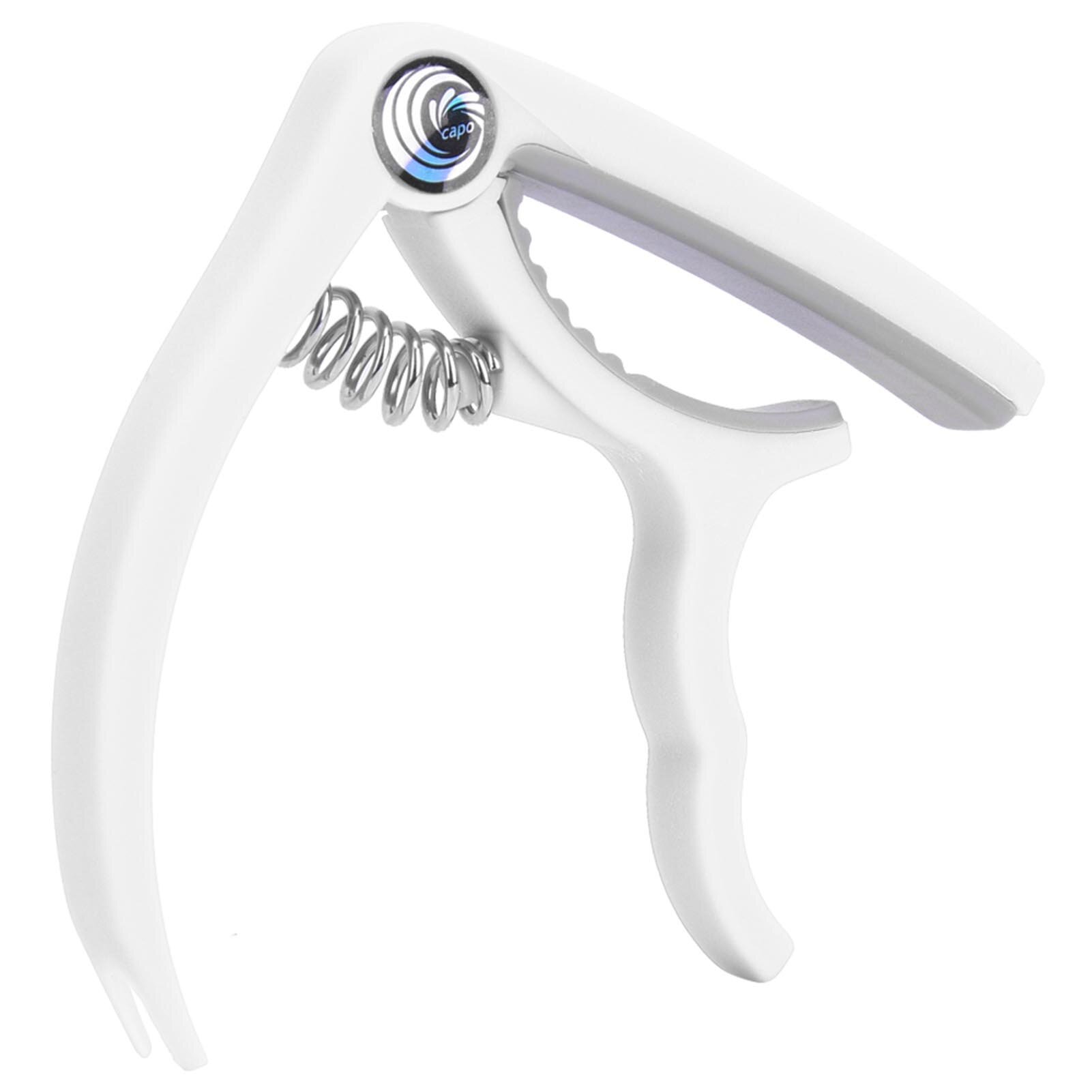 Plastic Guitar Capo Bridge Pin Remover 4~6 String Bass Ukulele CapoWhite